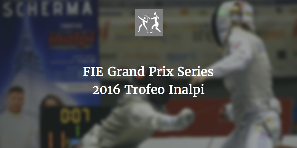 2016 Fencing Grand Prix Circuit Kicks Off in Torino - Fencing.Net ...